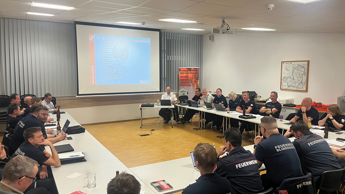 Kommandanten Dienstbesprechung | Abschnitt Mauthausen - Bezirk Perg